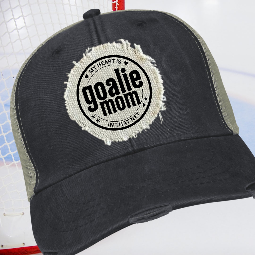 Goalie Mom Hat for Sports Mom Beanie for Hockey Goalie Mom Gift for LAX ...