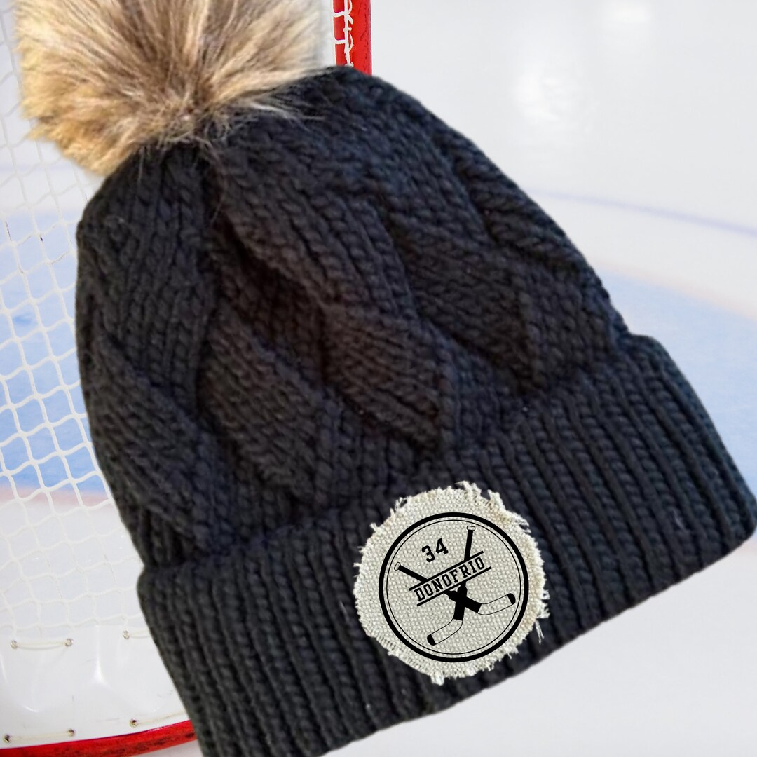 Custom Hockey Hat for Goalie Mom Beanie for Hockey Player Gift for ...