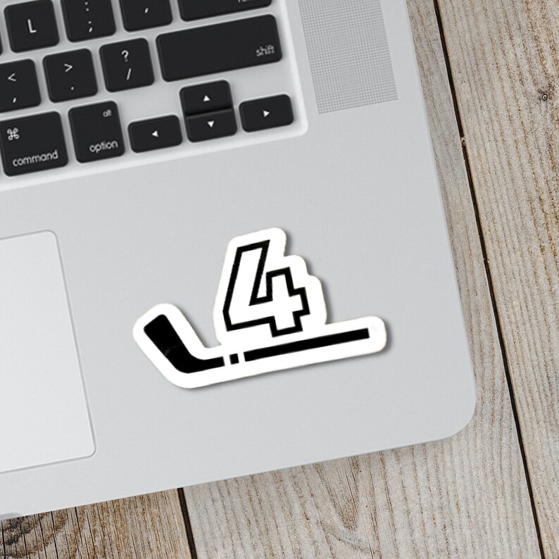 Custom Hockey Sticker Vinyl Waterproof Custom Hockey Number - Etsy