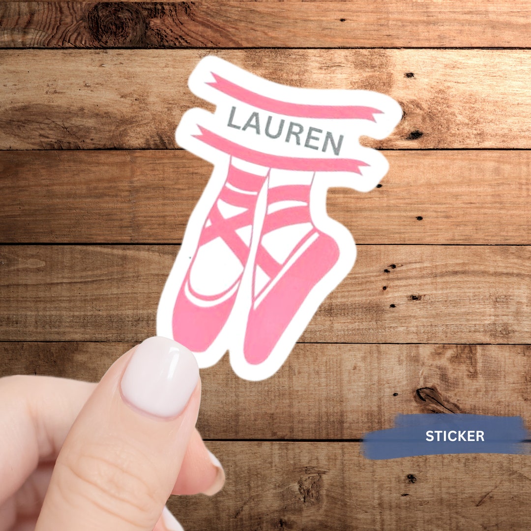 Custom Dance Sticker, Personalized Dance Sticker, Dance Team Stickers ...