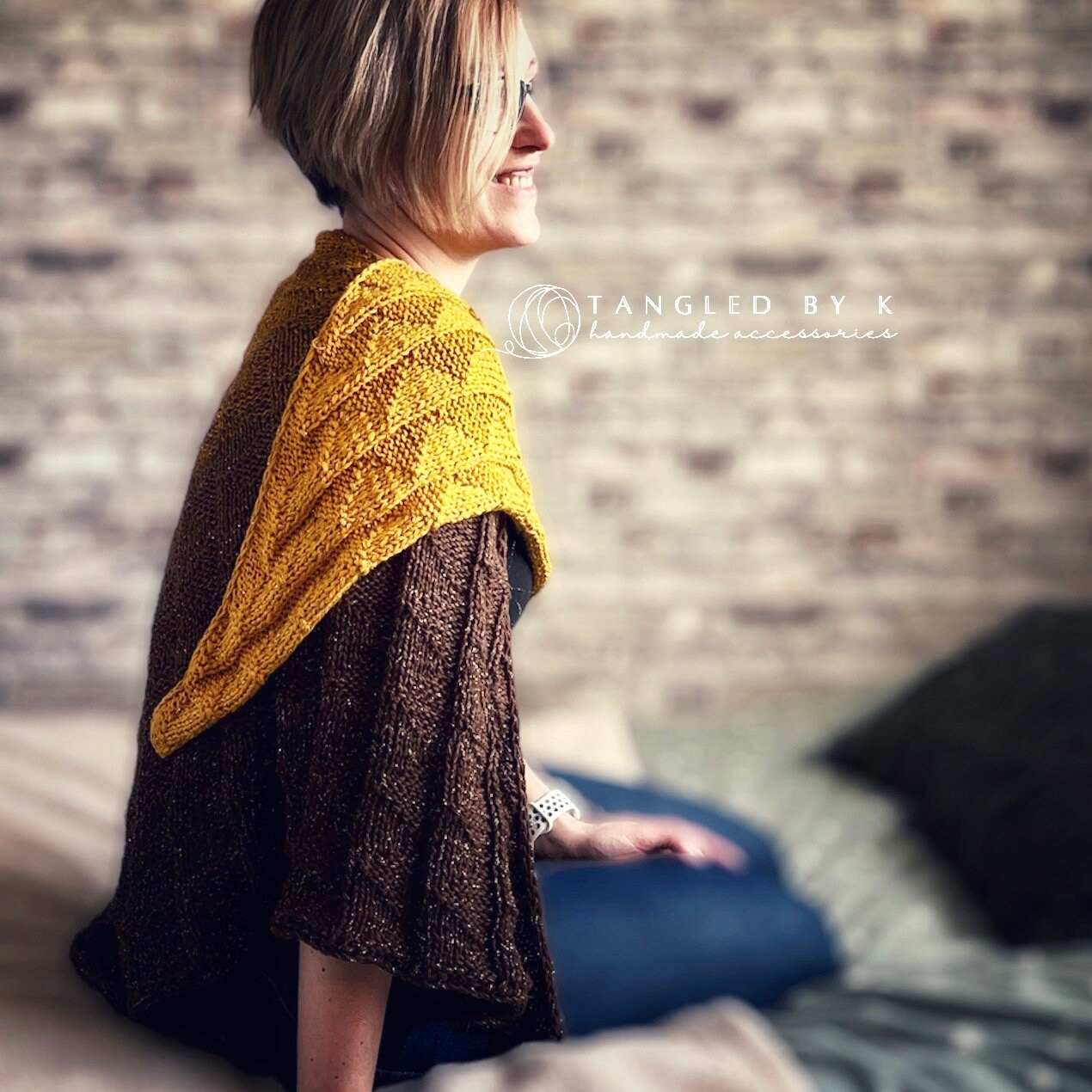 Triangles Shawl Knitting Pattern Triangular Shawl Digital - Etsy
