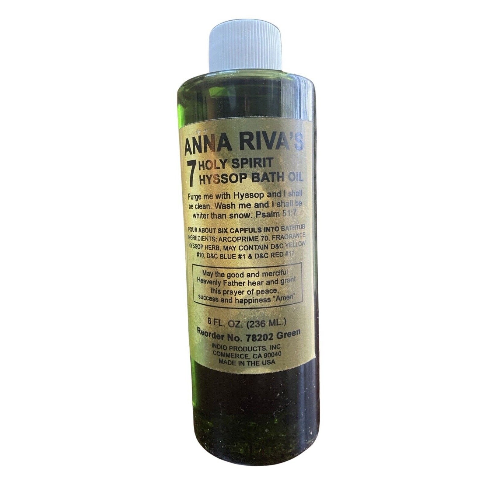 Bath Oil Anna Riva's 7 Holy Hyssop - Etsy