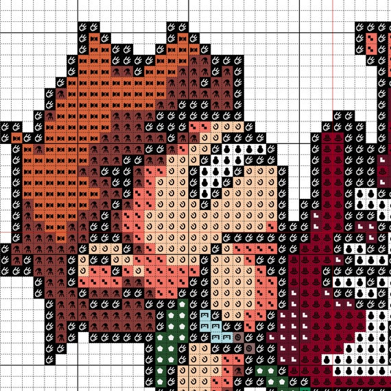Scott Pilgrim Pixel Art Template