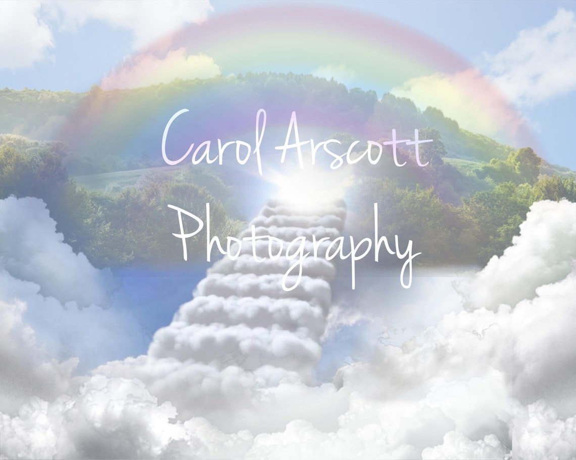 Rainbow Bridge Digital Background Digital Backdrop - Etsy