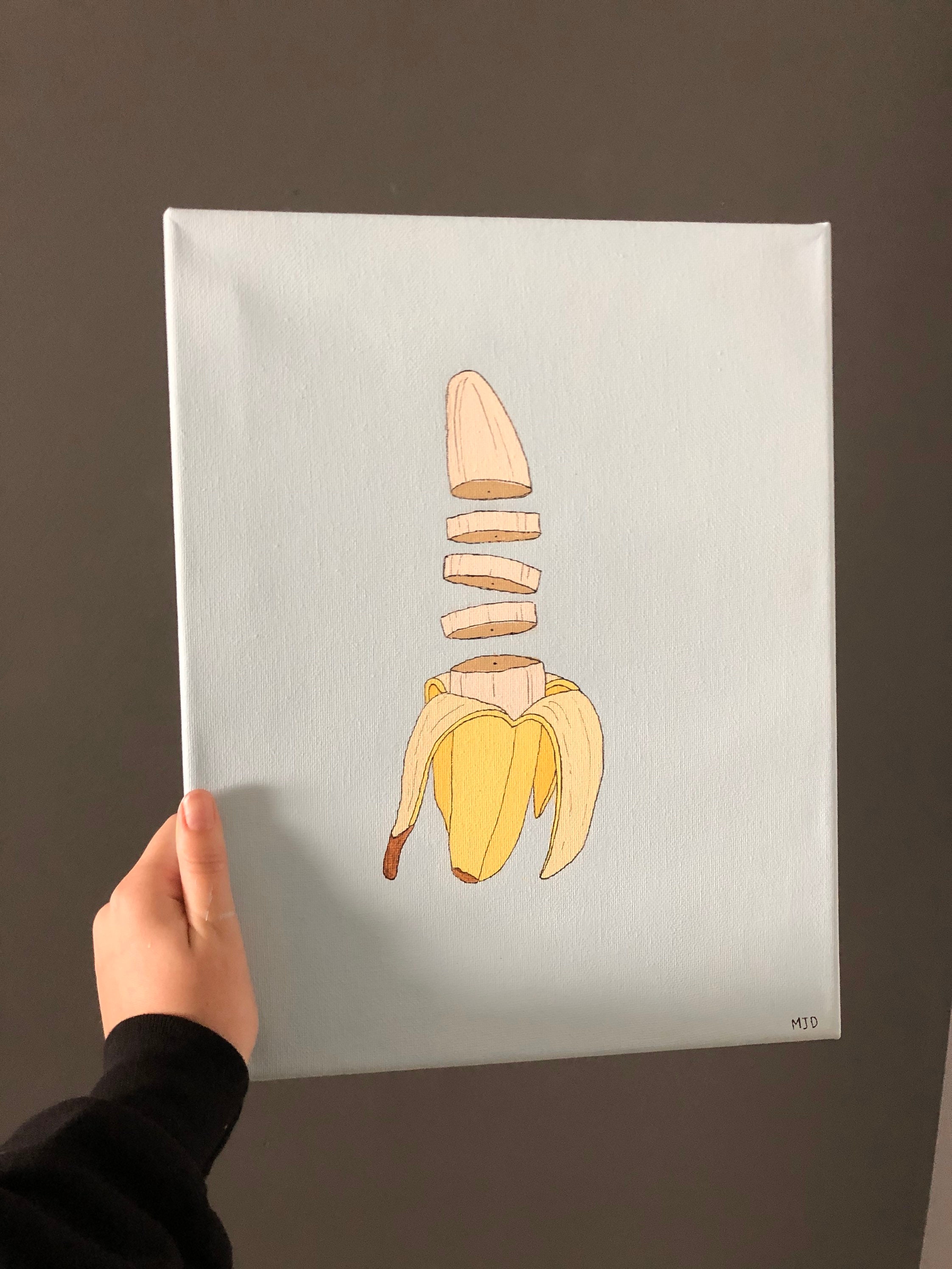 Banana Split Painting - Etsy