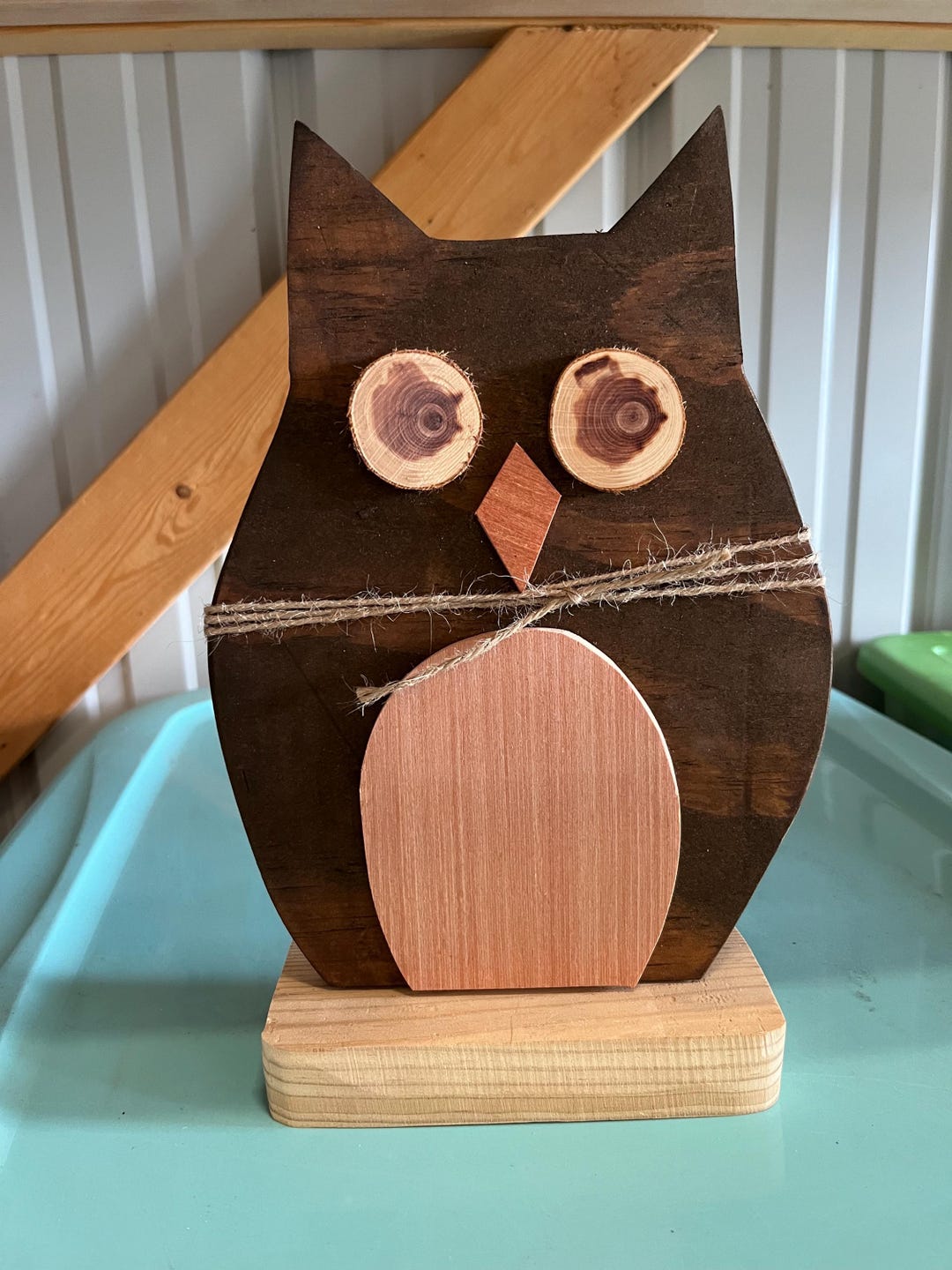 Reclaimed Lumber Owl - Etsy