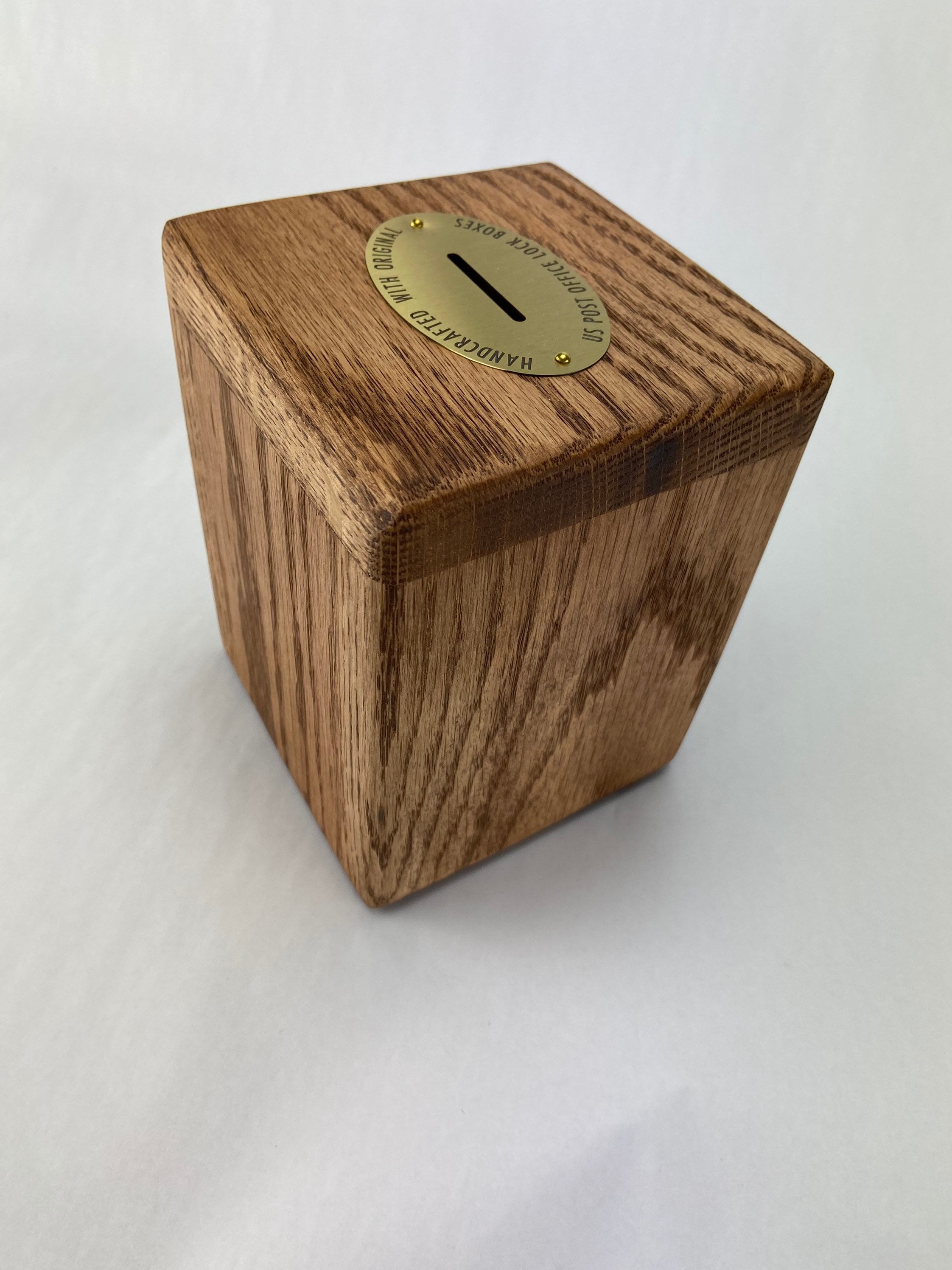 Vintage Oak Post Office Box Bank - Etsy