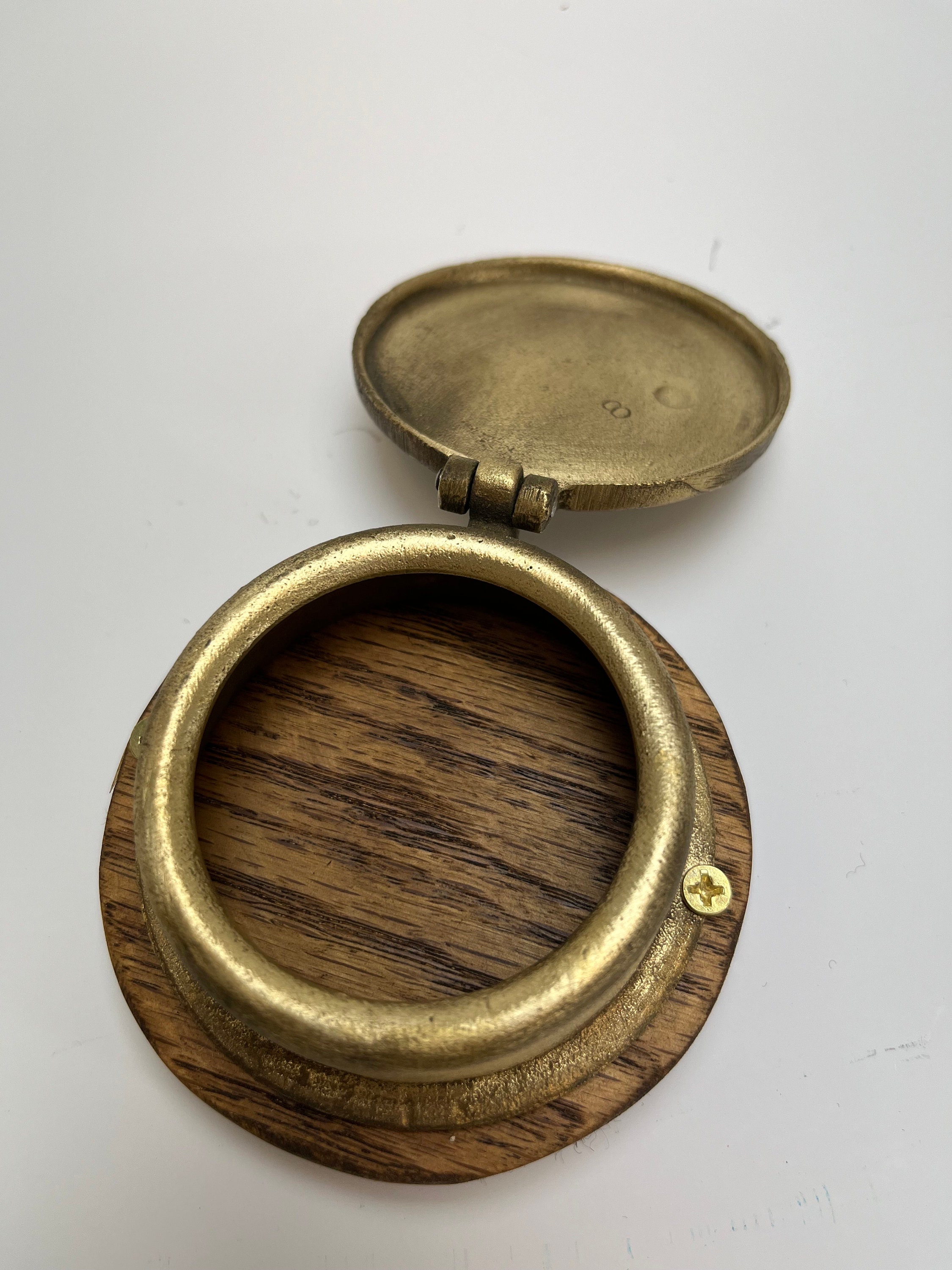 Antique Brass Neptune Water Meter Trinket Box - Etsy