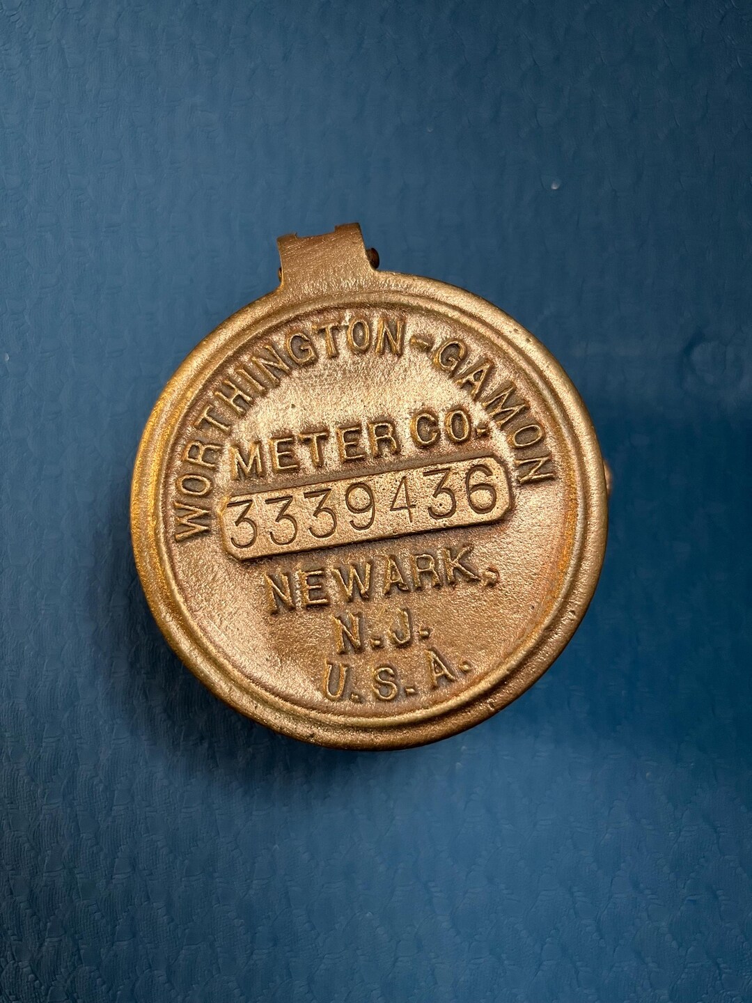 Antique Brass New Jersey Water Meter Trinket Box - Etsy