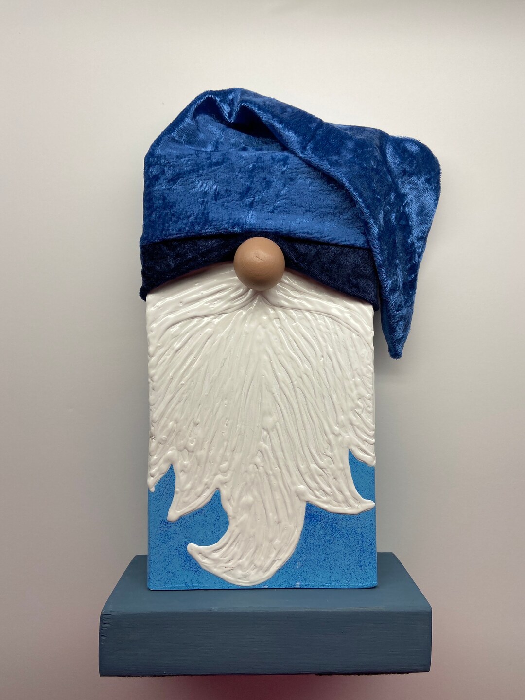 Wooden Gnome Statue - Etsy