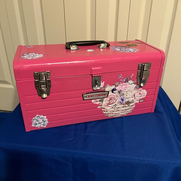 Pink Toolbox - Etsy