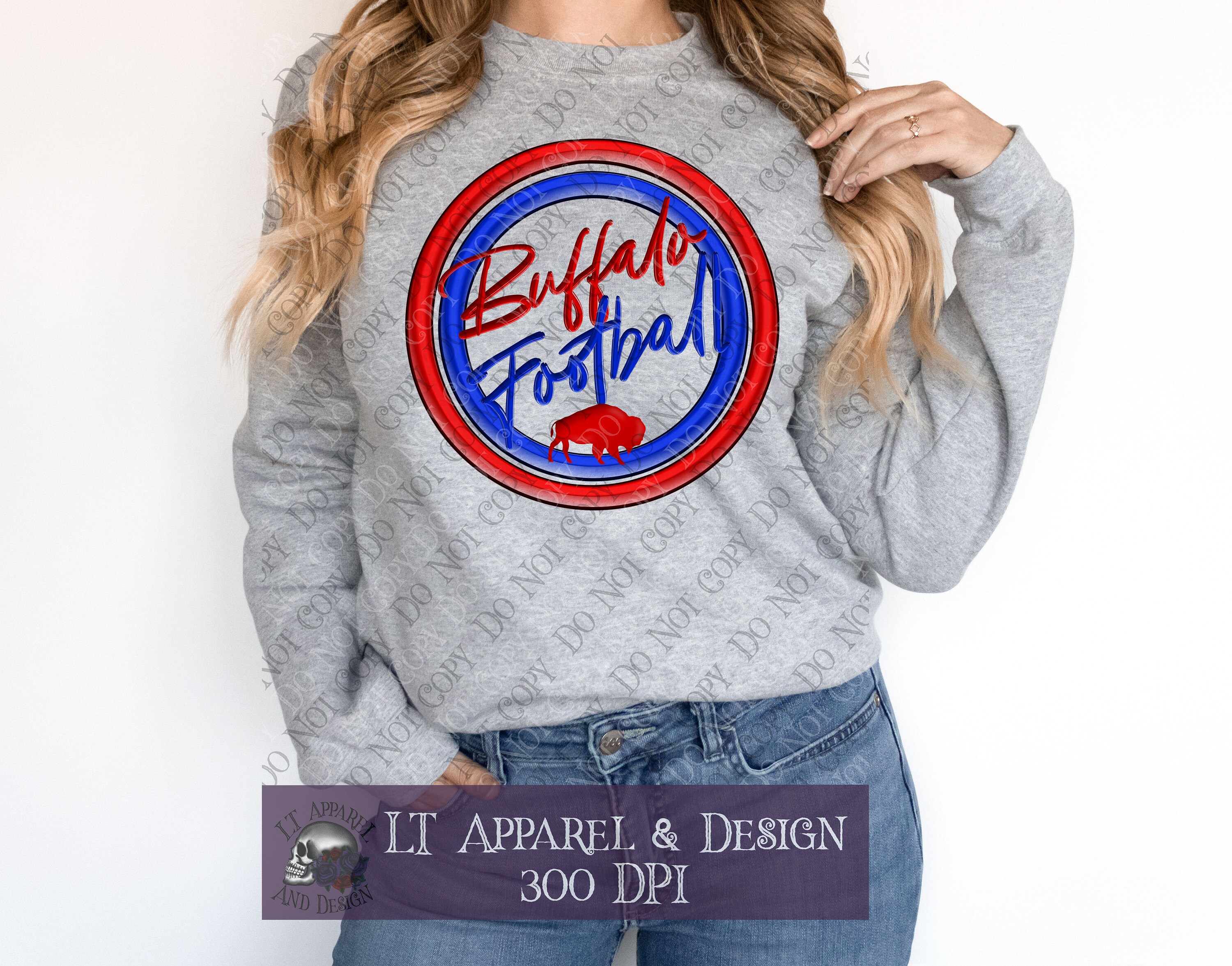 Buffalo Football 3D Effect PNG Image - Etsy