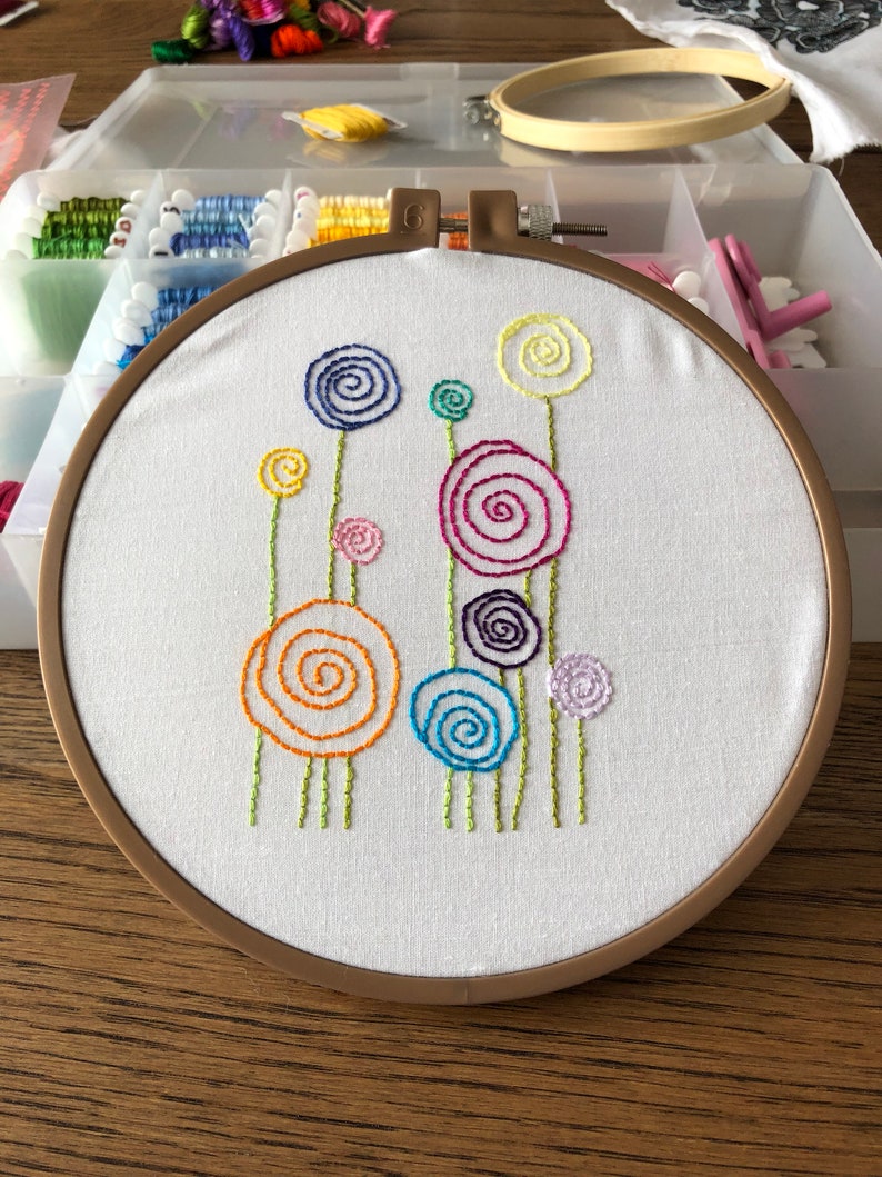 Kit De Broderie Embroidery Kit - Etsy