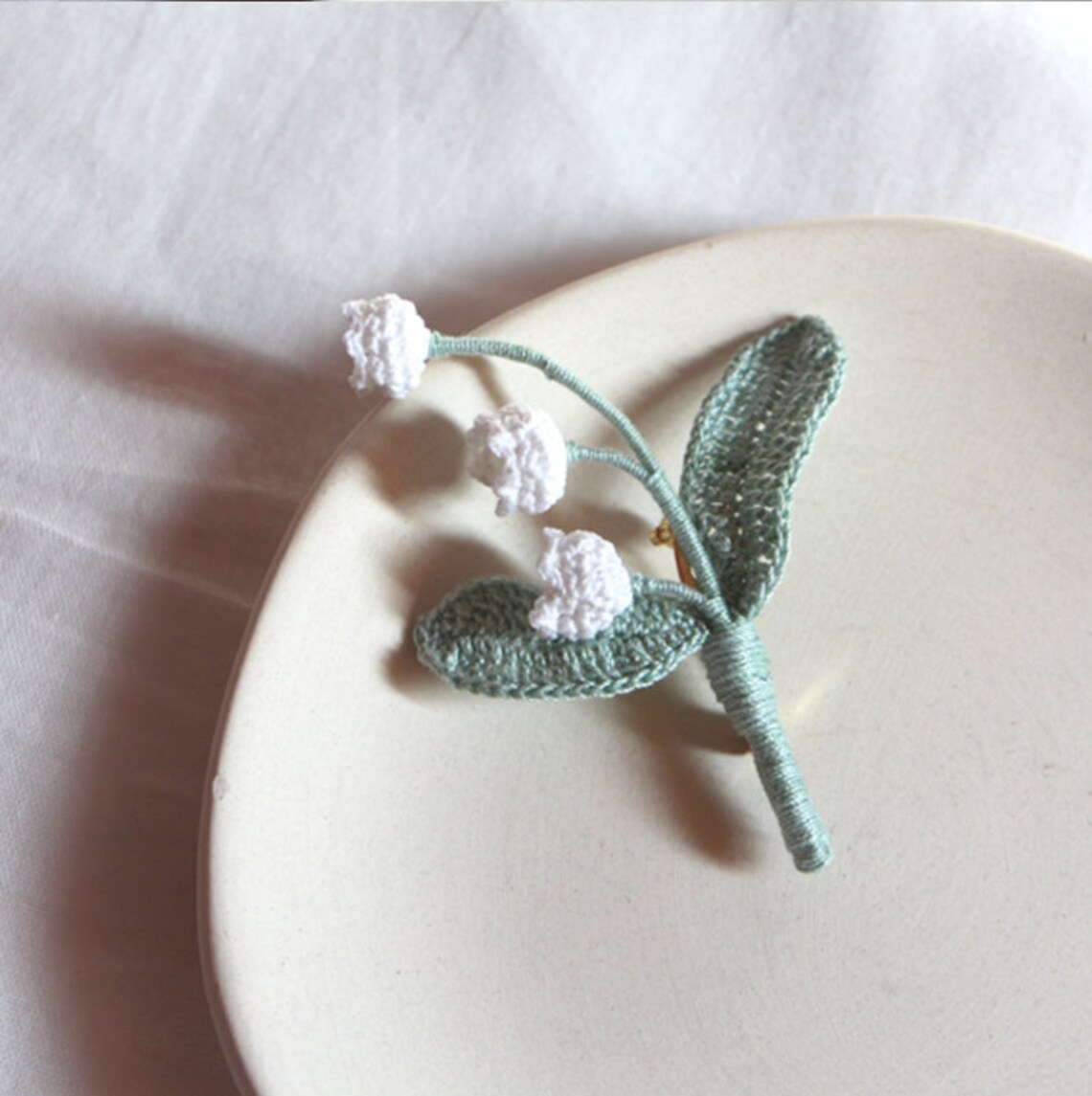 Knitting Flower, Floral Brooch, Handmade,wedding Boutonniere ...