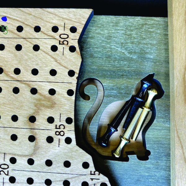 Cribbage Board Table - Etsy