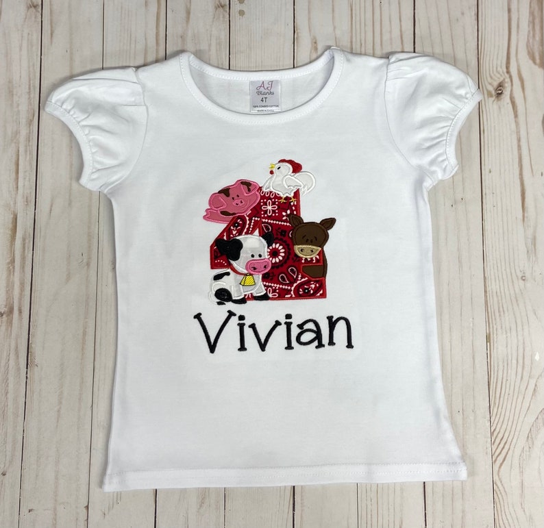 Farm Theme Birthday Outfit / Farm Shirt , Farmer Birthday,barnyard ...