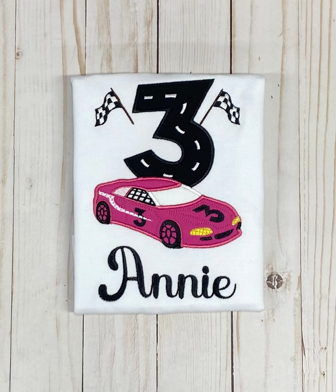 Girls Race Car Birthday Shirt / Girls Race Car Birthday Outfit - Etsy