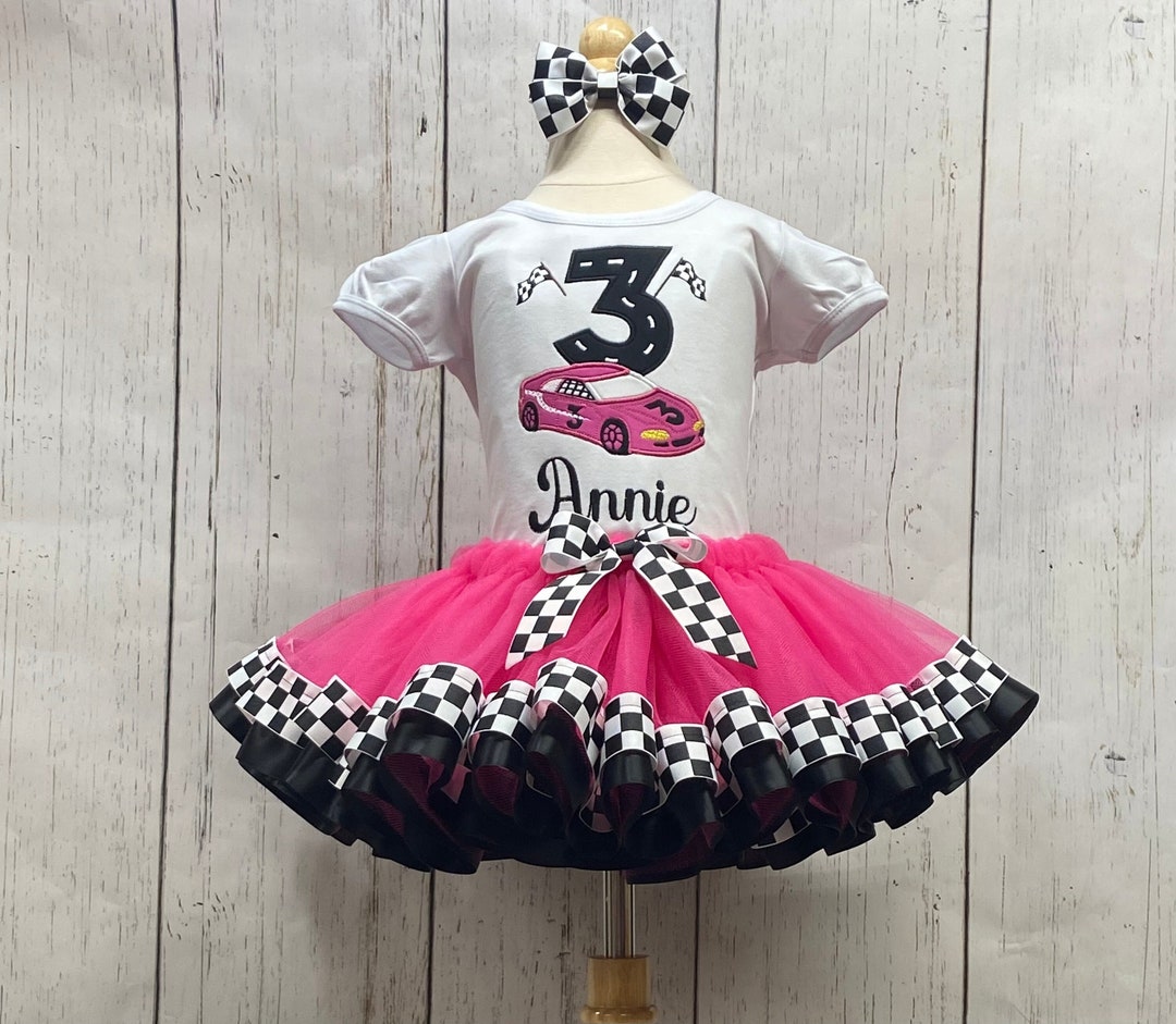 Girls Race Car Birthday Shirt / Girls Race Car Birthday Outfit - Etsy