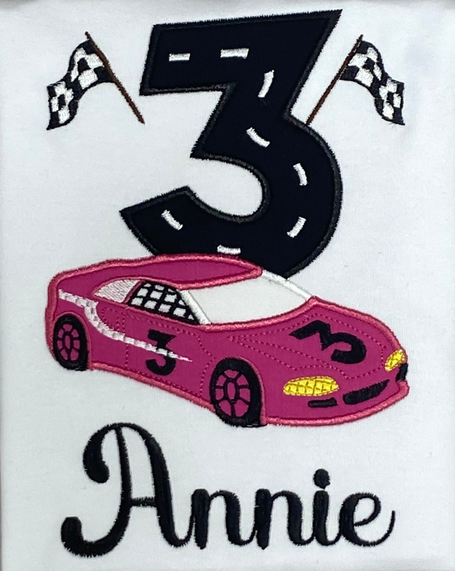 Girls Race Car Birthday Shirt / Girls Race Car Birthday Outfit - Etsy