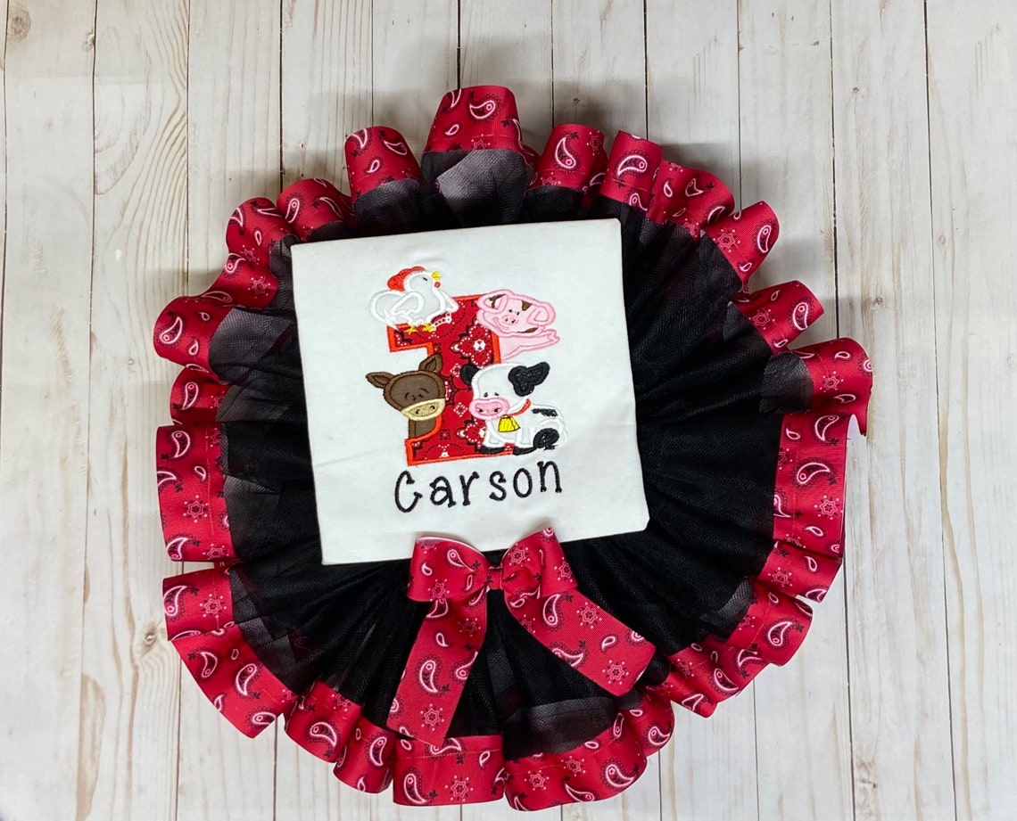 Farm Theme Birthday Outfit / Farm Shirt , Farmer Birthday,barnyard ...