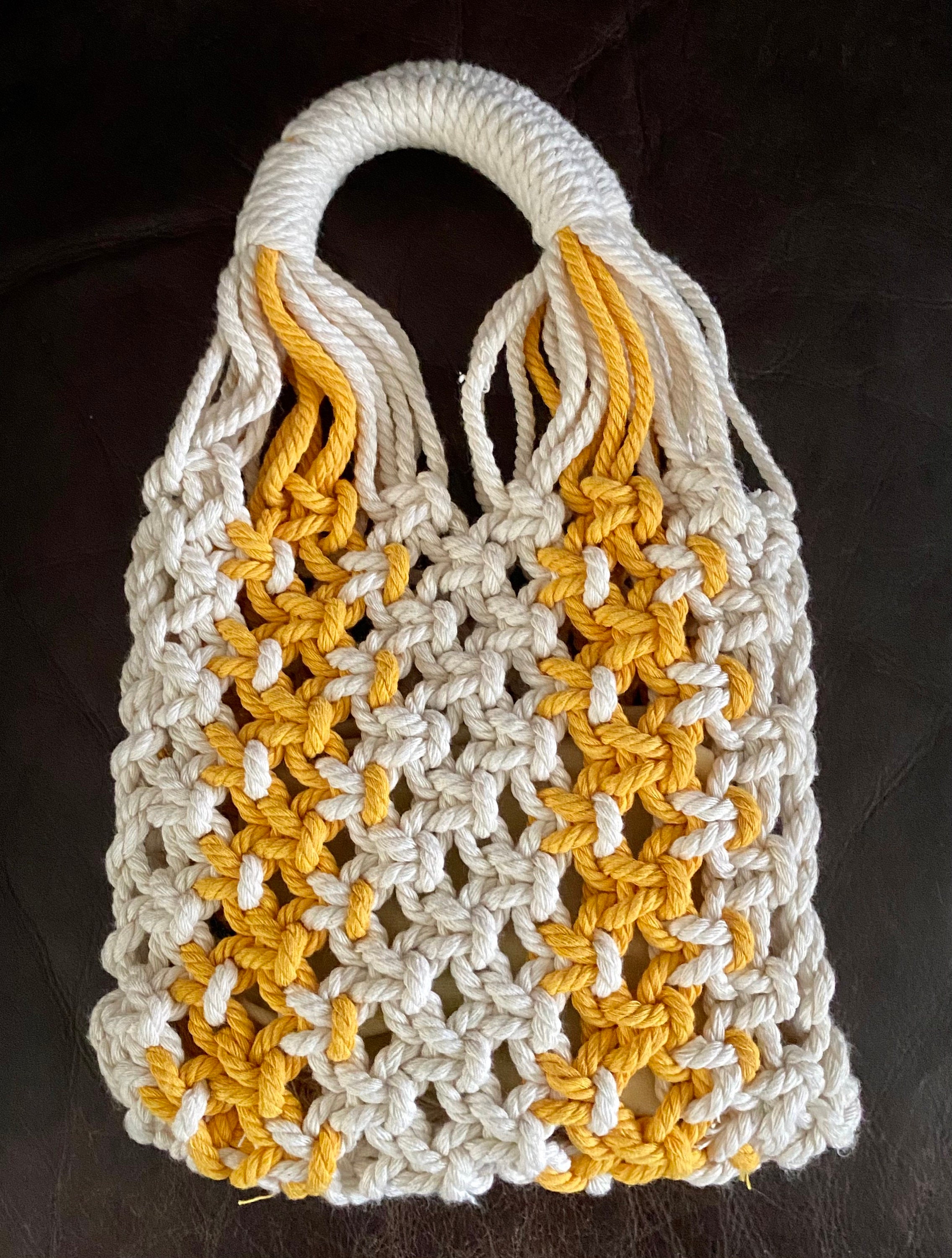 Small macrame purse | Etsy