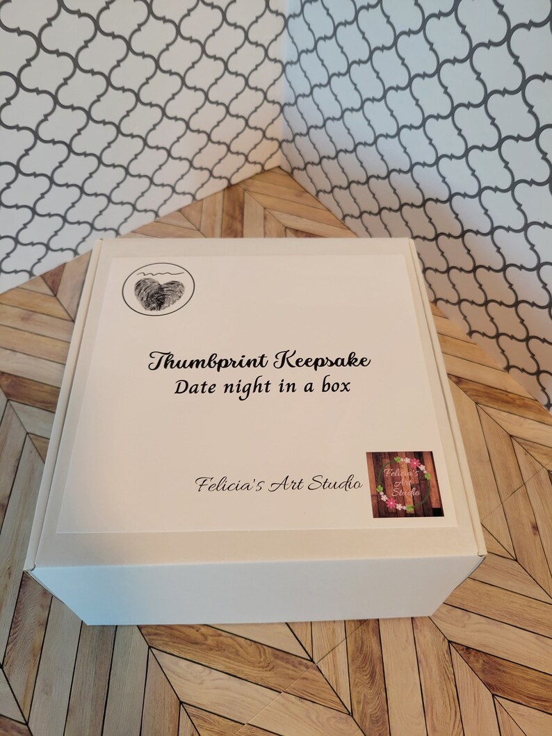 Thumbprint Keepsake Date Night in a Box - Etsy
