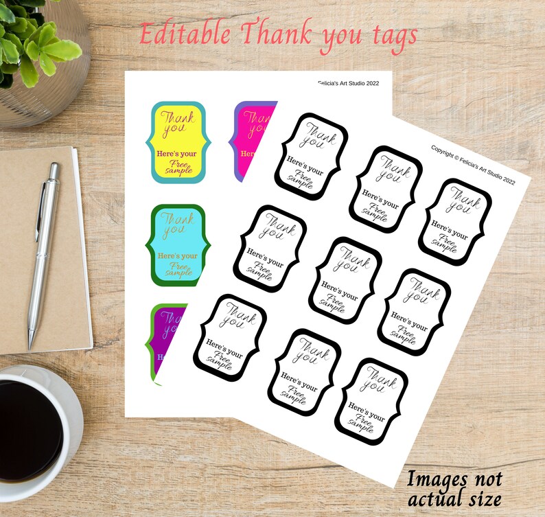 Editable 'free Sample' Tags Printable - Etsy