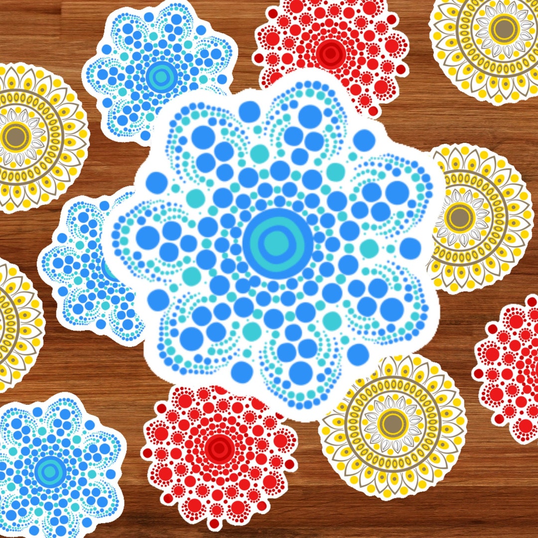 Mandala Collection Vinyl Sticker - Etsy