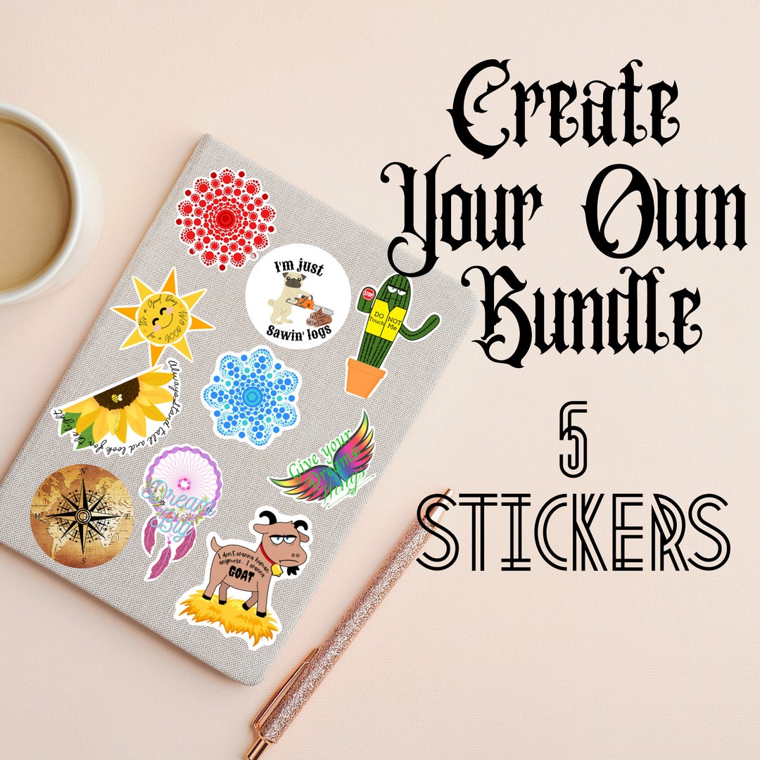 Create Your Own Sticker Bundle - Etsy