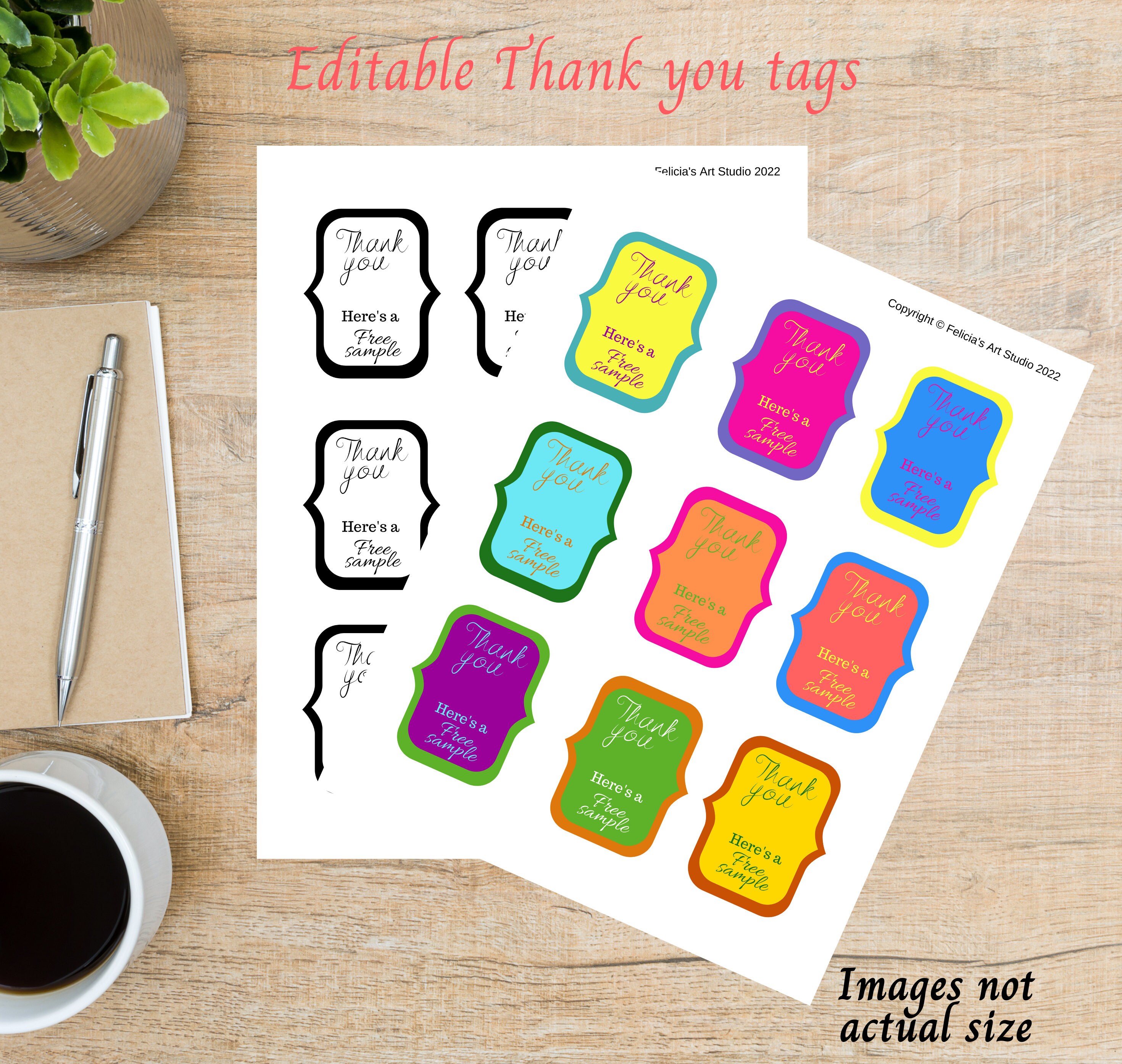 Editable 'free Sample' Tags Printable - Etsy
