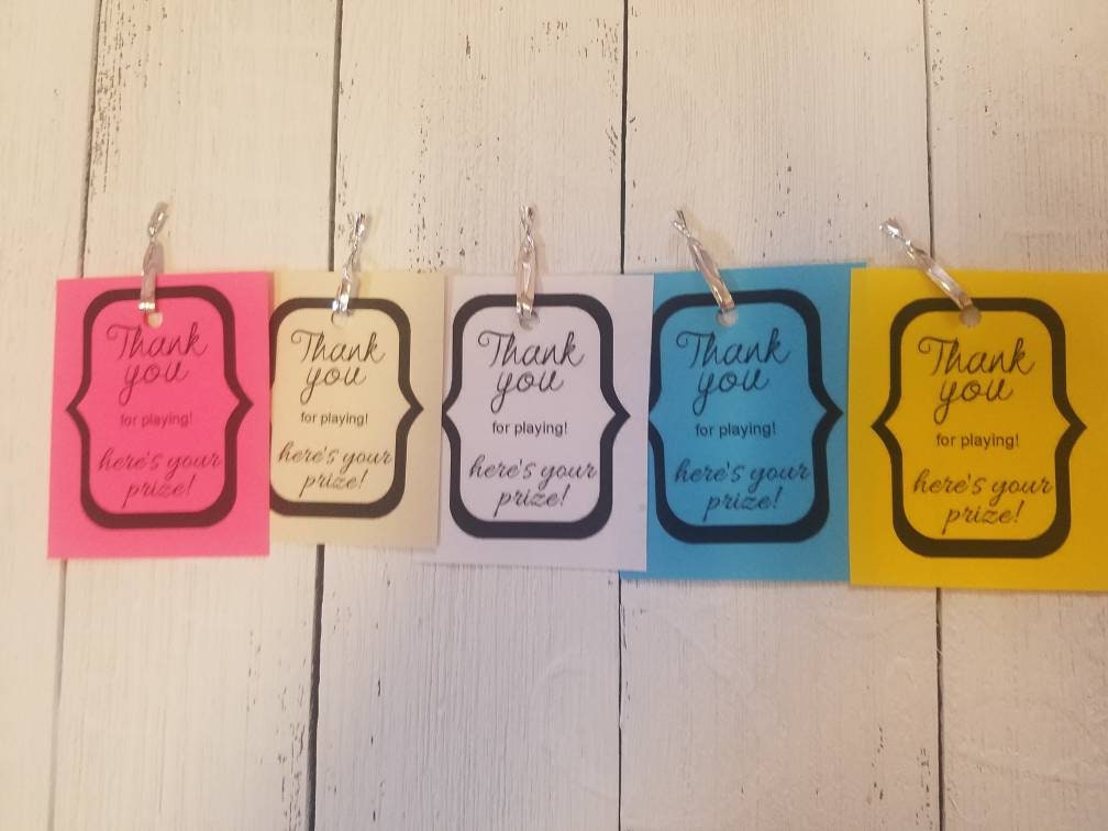 Editable Prize Gift Tags Printable - Etsy
