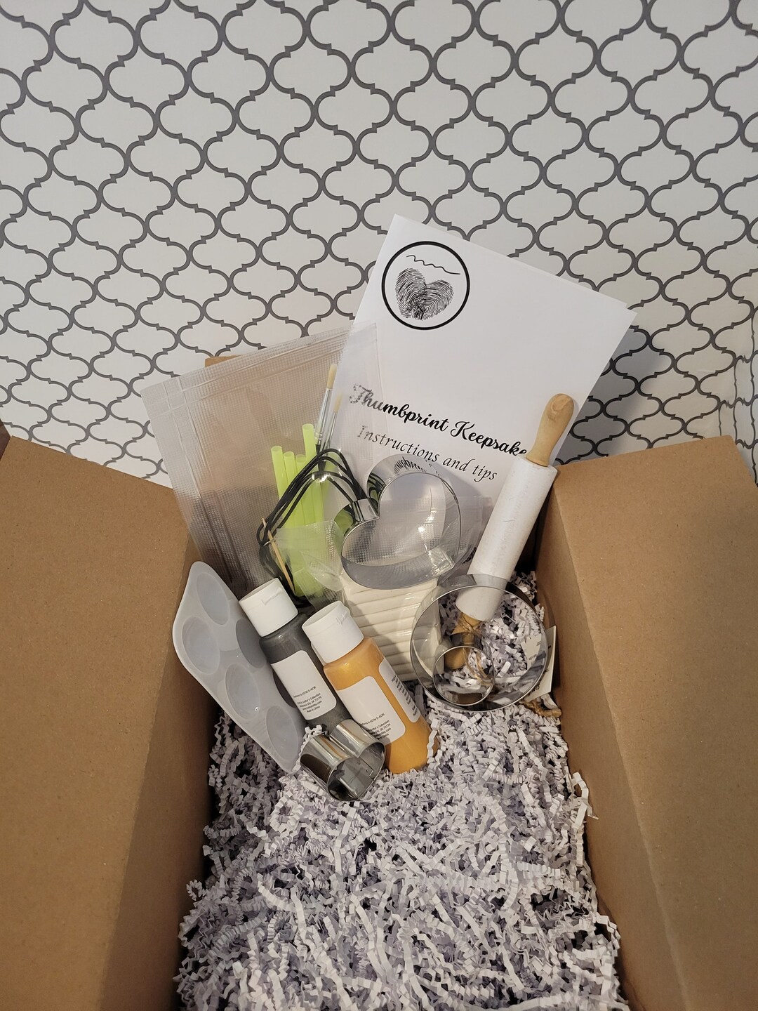 Thumbprint Keepsake Date Night in a Box - Etsy