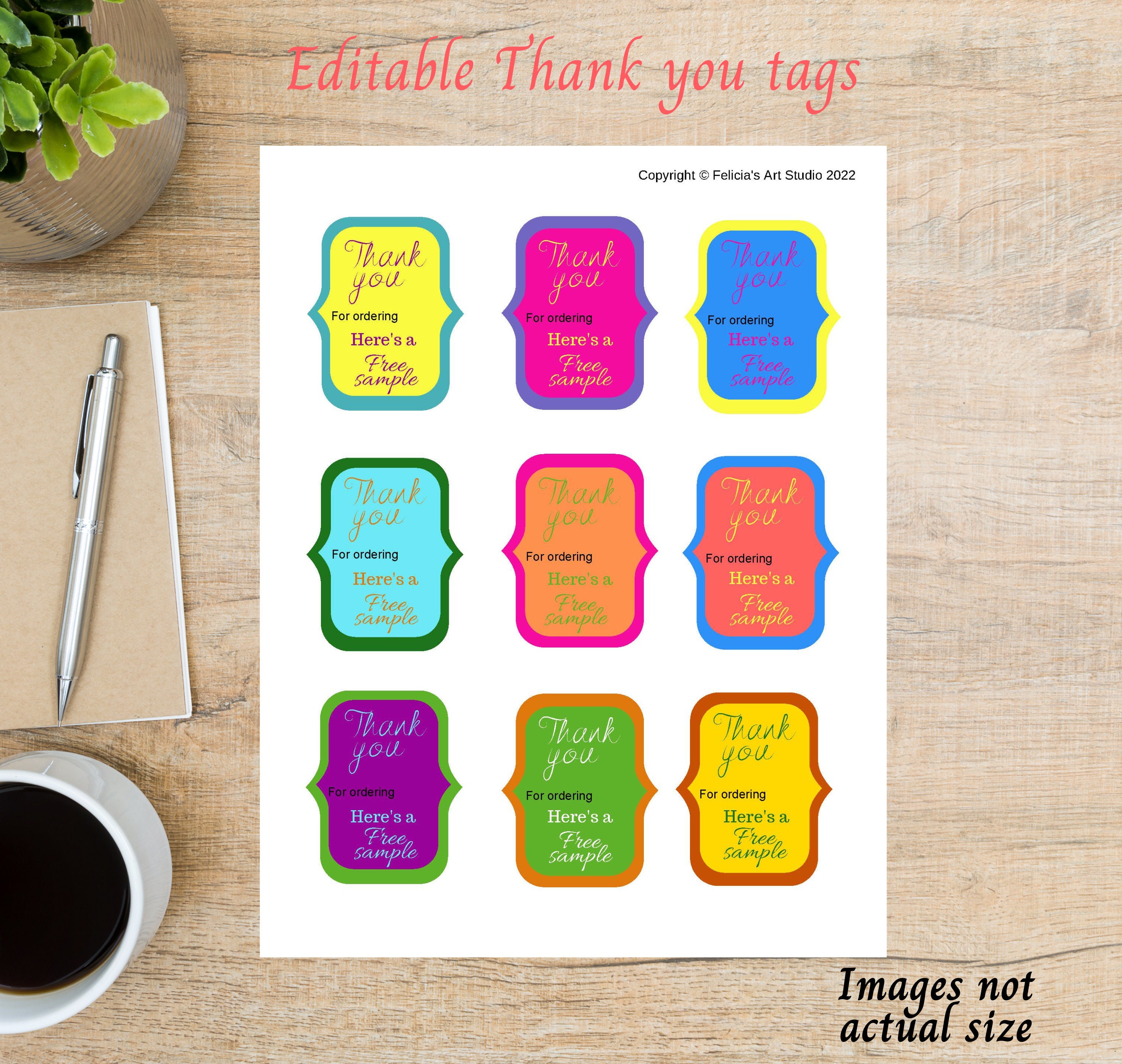 Editable 'free Sample' Tags Printable - Etsy