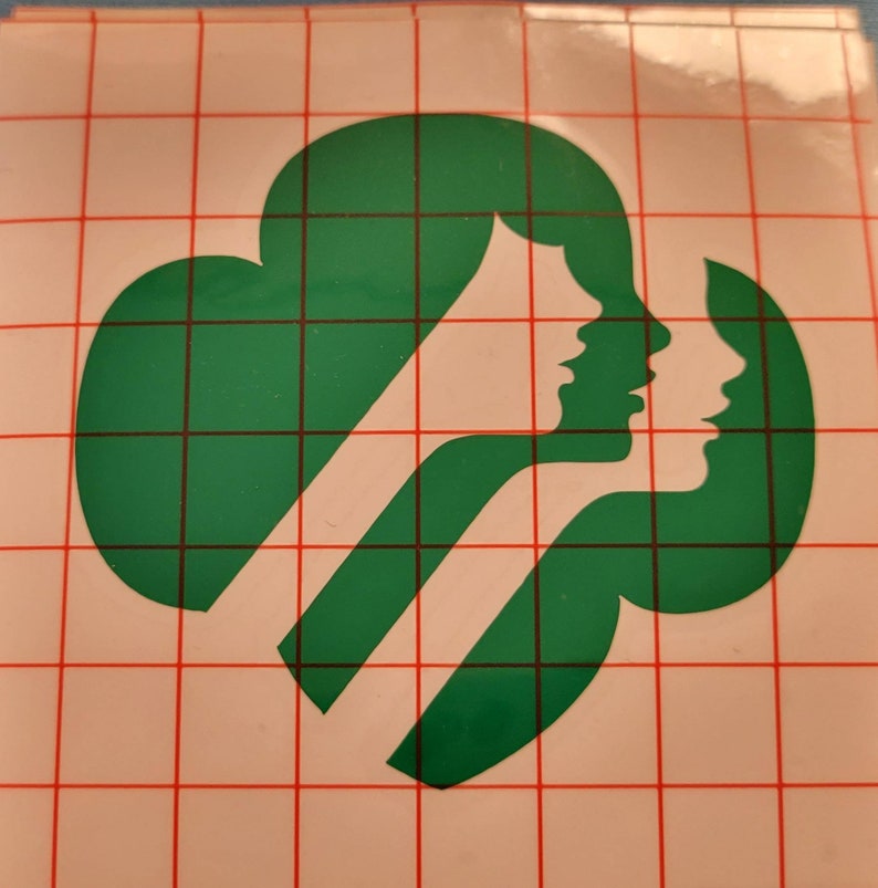 Girl Scout Trefoil Emblem Vinyl Sticker Decal - Etsy