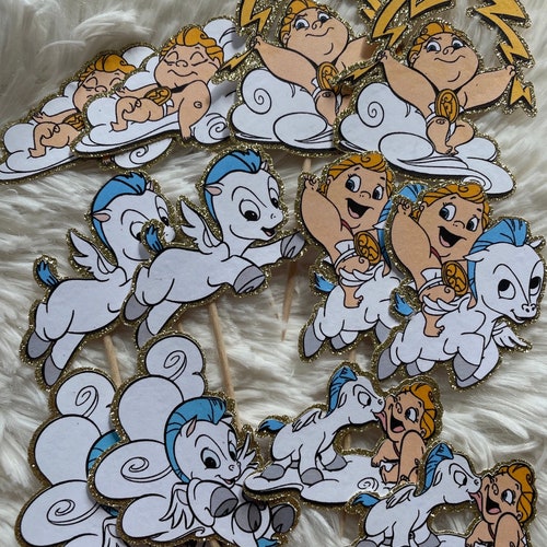 Baby Hercules Cupcake Toppers Baby Herc - Etsy