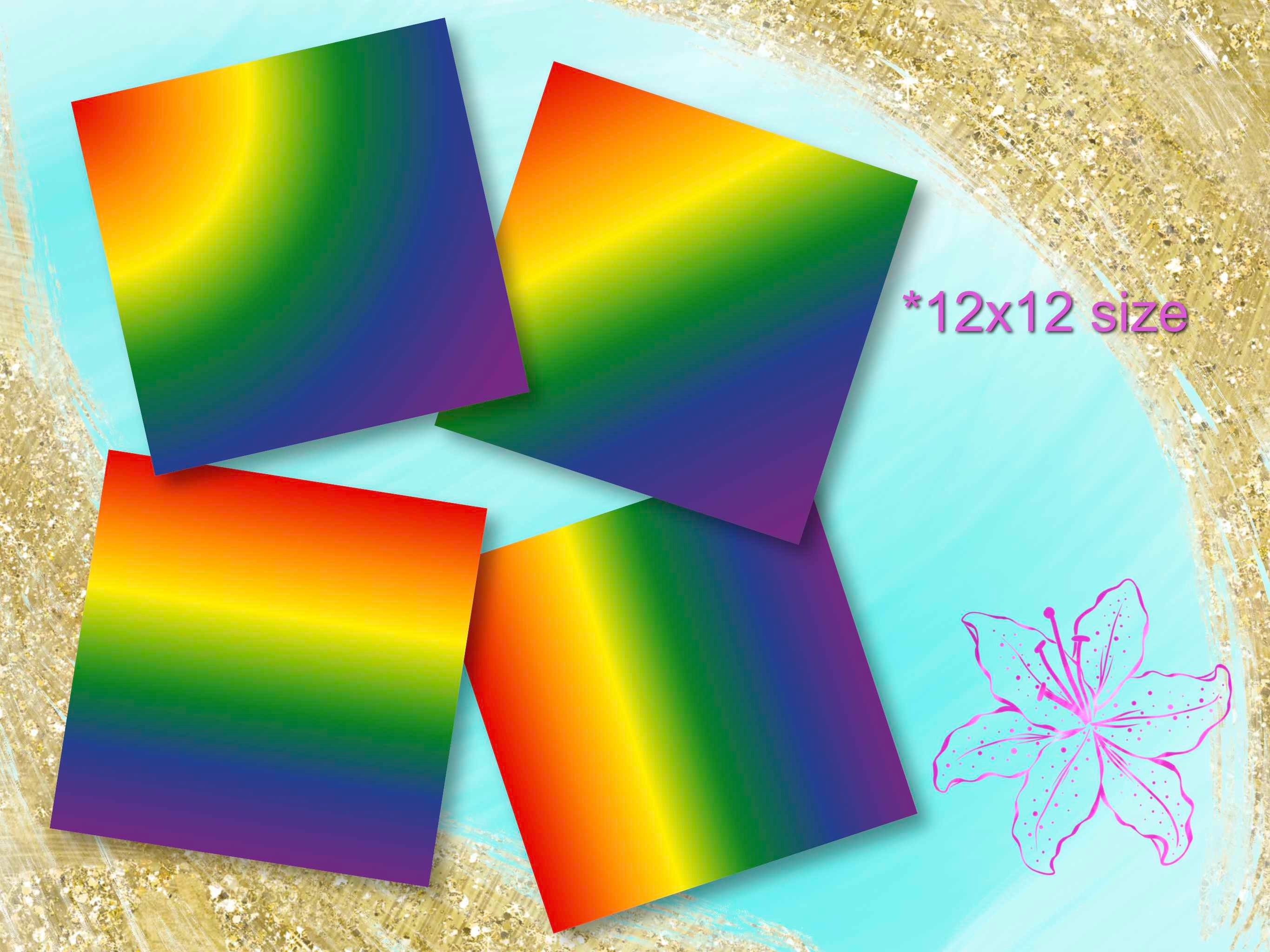 Digital Printable Paper Rainbow Digital Scrapbook Paper Digital ...