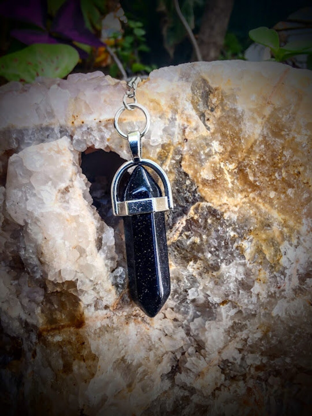 Blue Goldstone Pendulum: Dowsing, Divination, Psychic Tool - Etsy