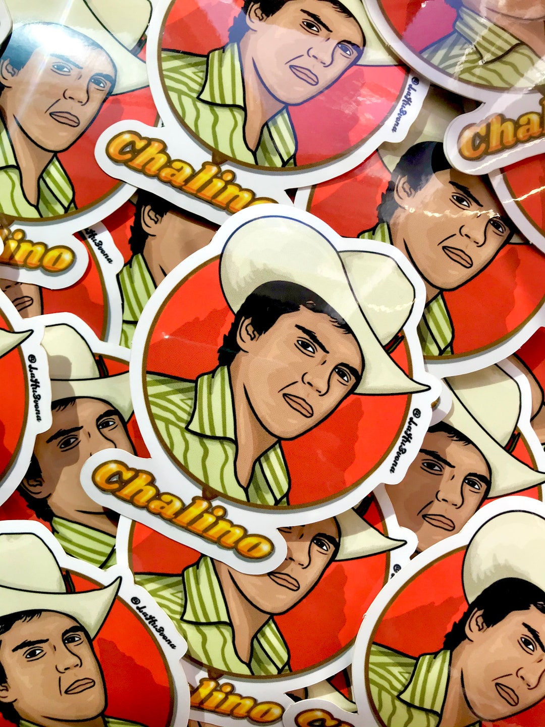 Chalino Sanchez Golden Chain Vinyl Sticker Corrido Music Lahu3vona.com ...