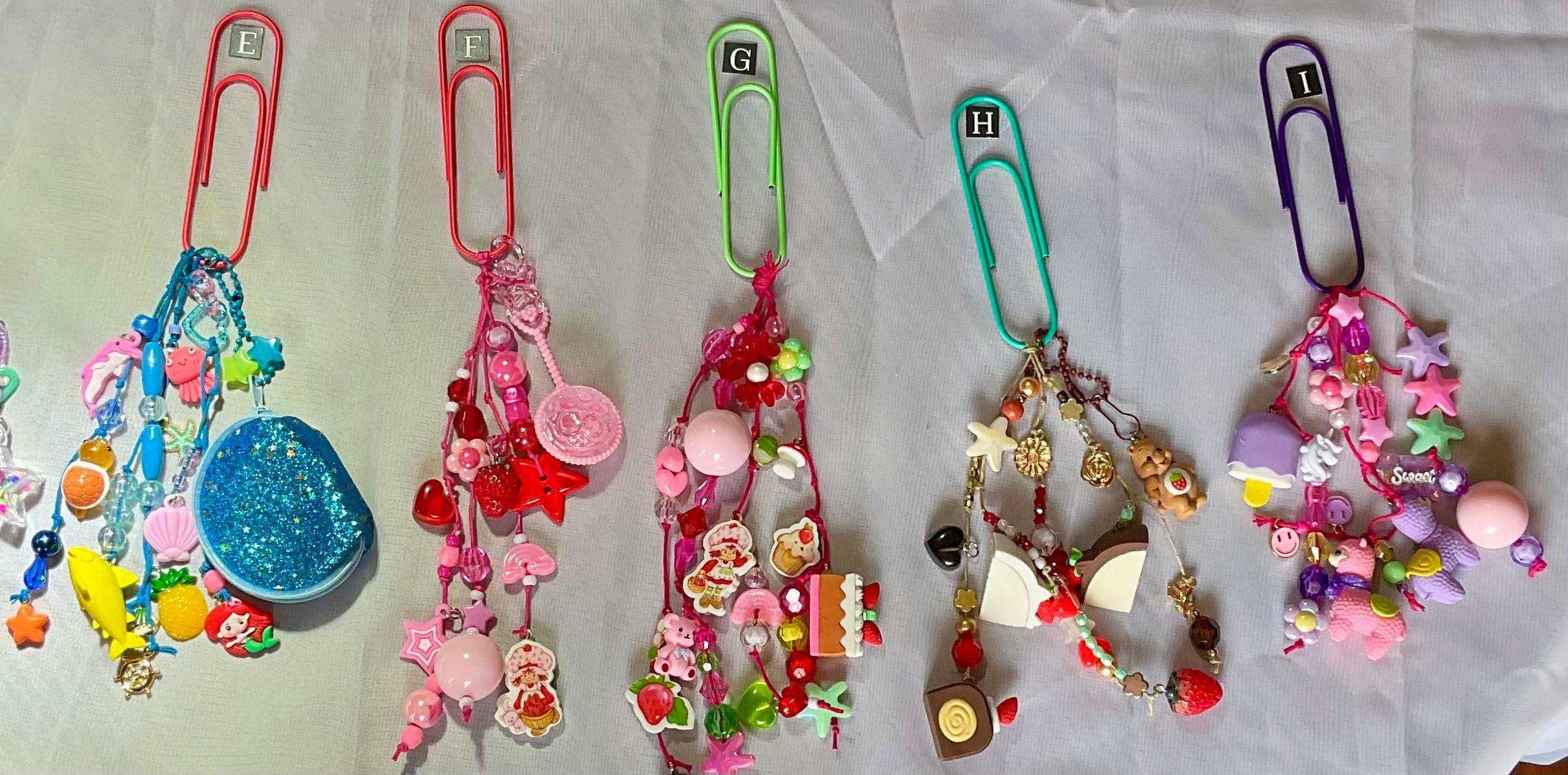 Handmade Journal Dangles: Book Charms With Beads - Etsy
