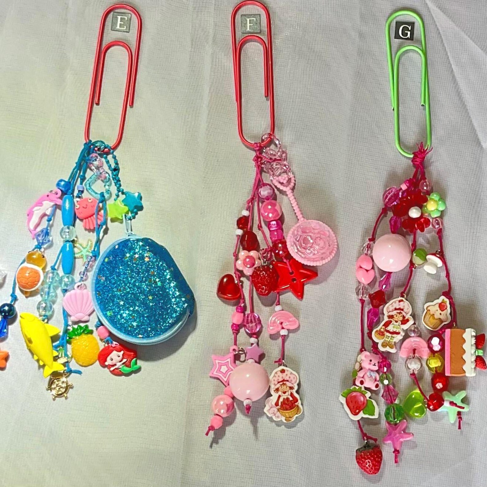 Handmade Journal Dangles: Book Charms With Beads - Etsy