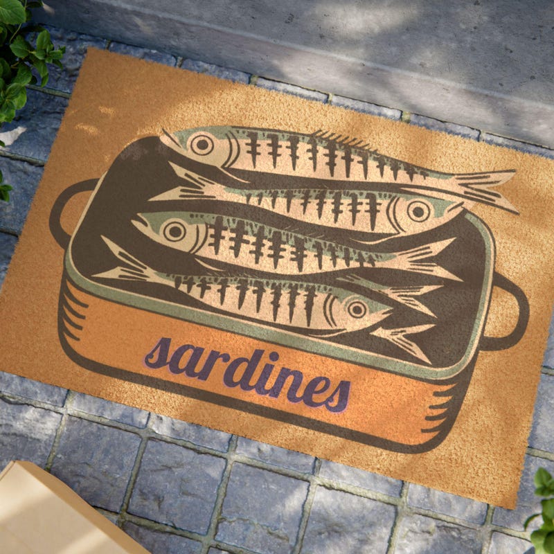 Sardine Doormat - Etsy