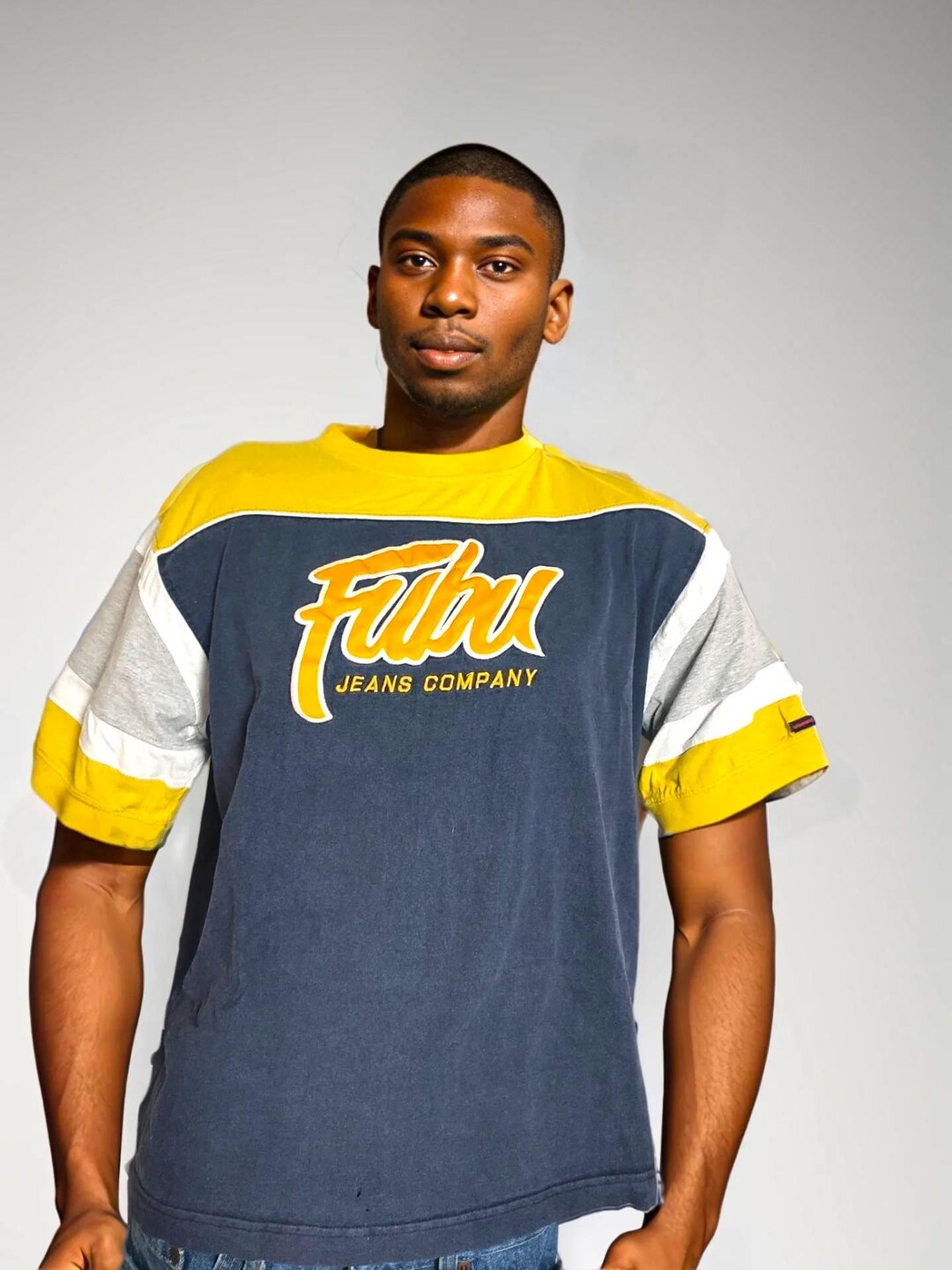 Vintage FUBU Jeans Company T-shirt – Men’s Small – Classic 90s Streetwear – Authentic FUBU Logo ...