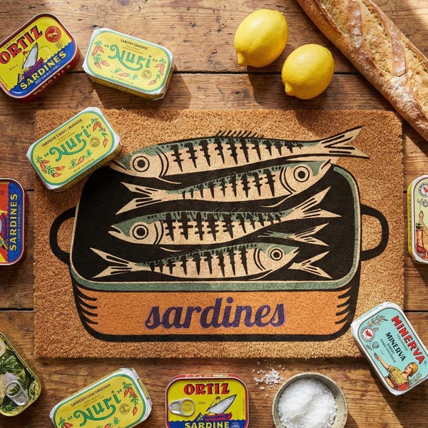 Sardine Doormat - Etsy