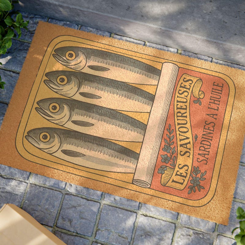 Sardine Doormat - Etsy