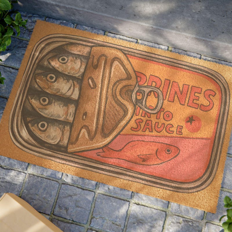Sardine Doormat - Etsy