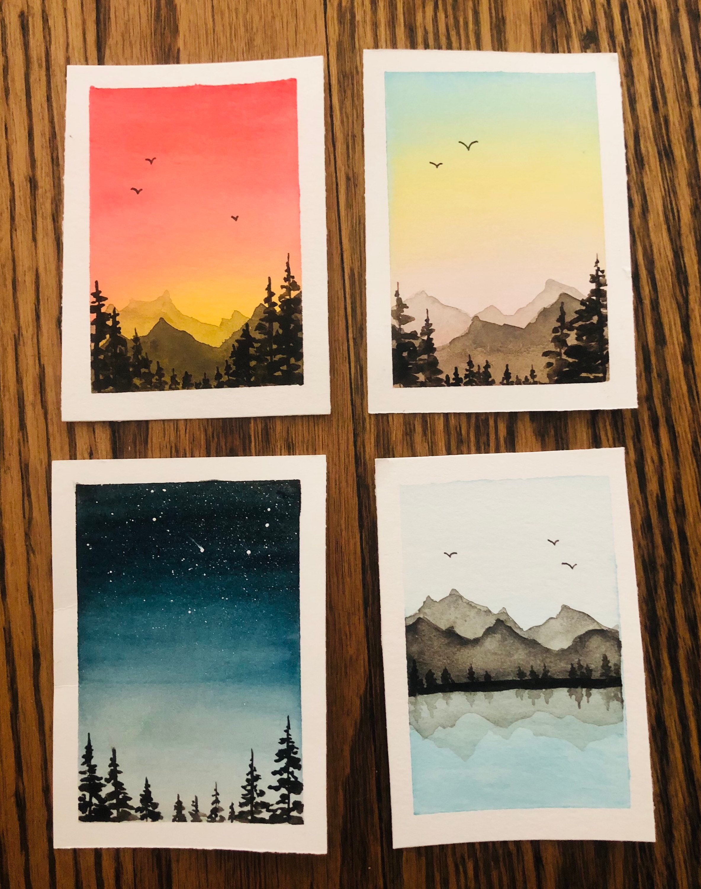 Small Watercolor Painting Watercolor - Etsy