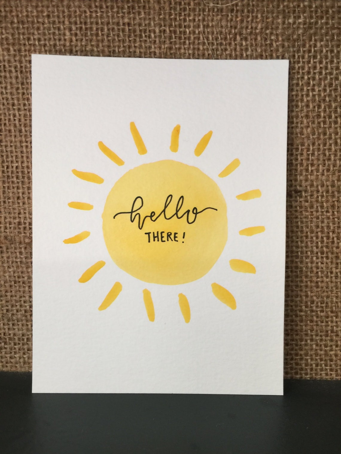 Hello Sunshine Card Hello There Card Timeless Card Thoughtful - Etsy