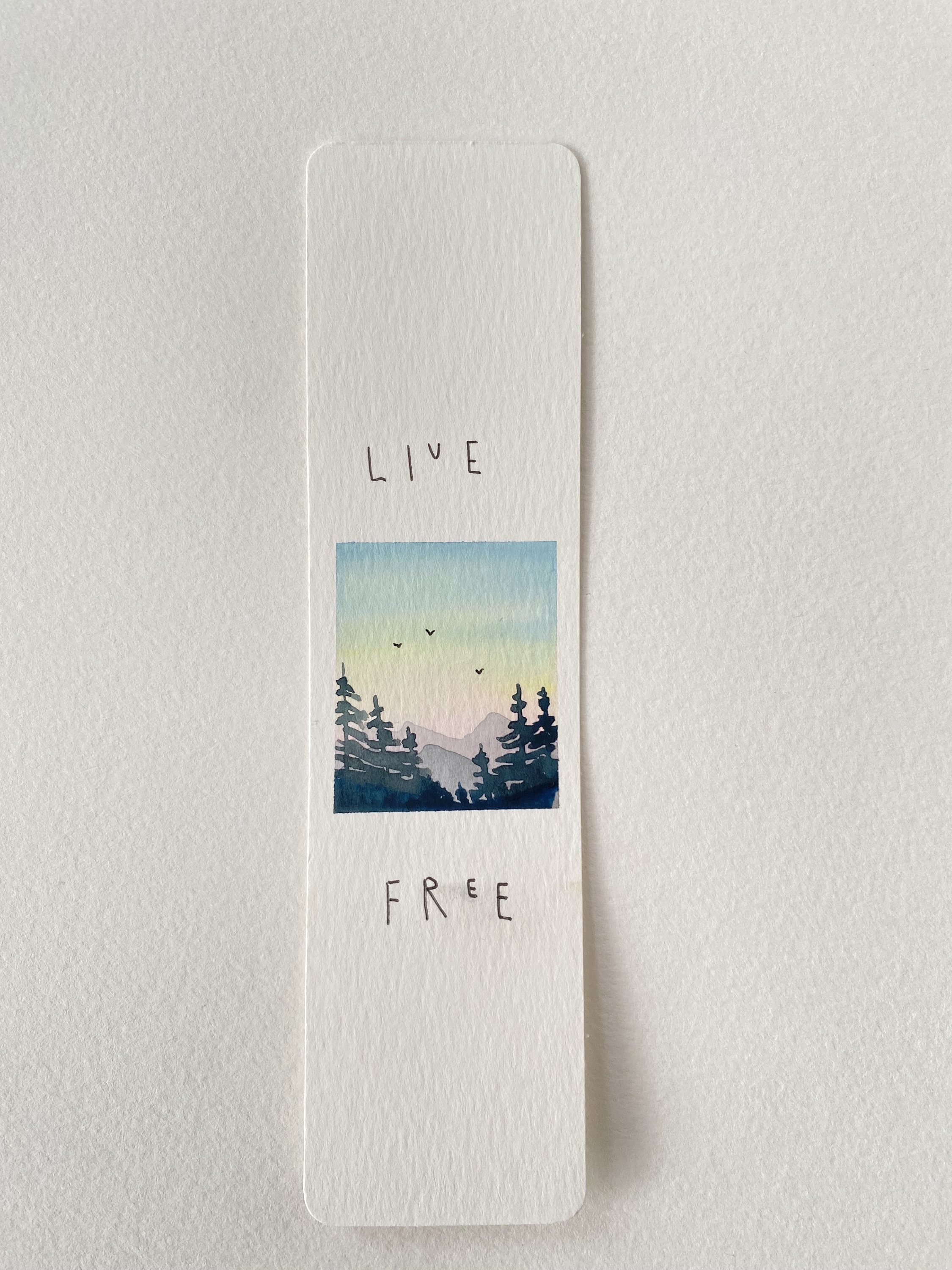 Watercolor Bookmark Set: Handmade Affirmation Bookmarks - Etsy