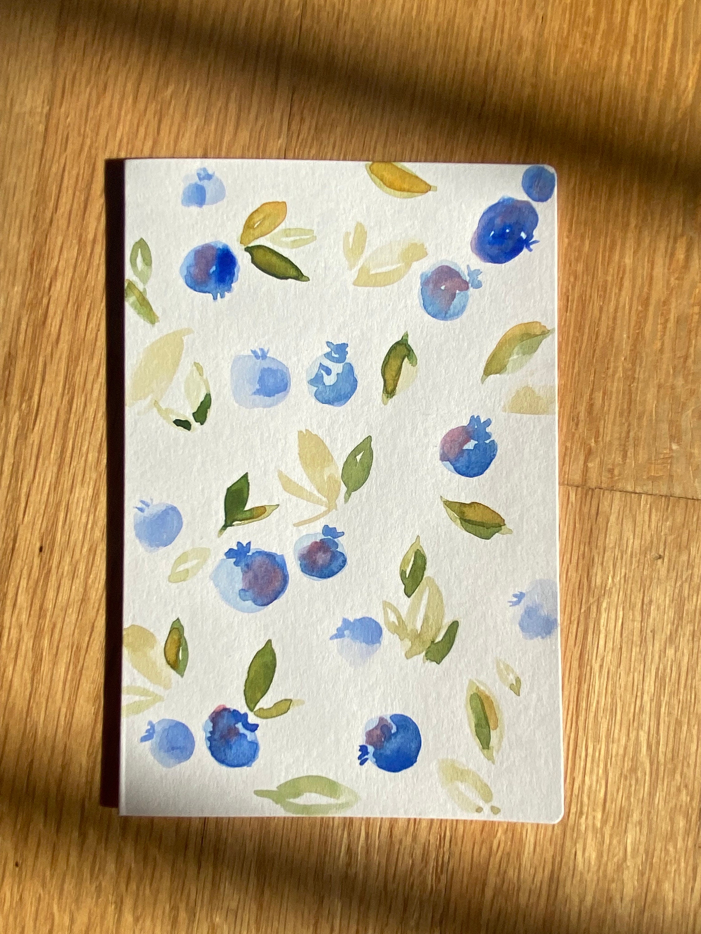 Berry Card Set Handpainted Watercolor Strawberry and Blueberry Cards - Etsy