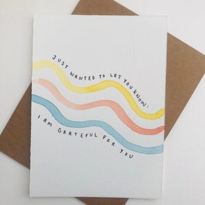Handmade Watercolor Thank You Card Set - Grateful Cards - Etsy